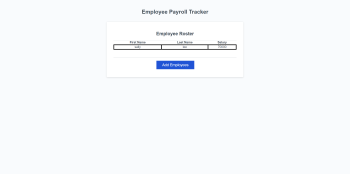 Employee-Payroll-Tracker